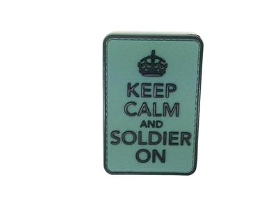Keep Calm And Soldier On PVC Airsoft Patch | eBay UK