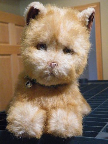 Vintage Real Soft Toys Cat Stuffed Plush Watford Herts England 9"Lx8"T ...