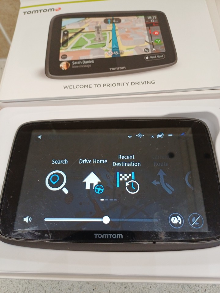 TOMTOM GO / 6200 Sat Nav. 6” Touch Screen. Excellent Condition | eBay UK