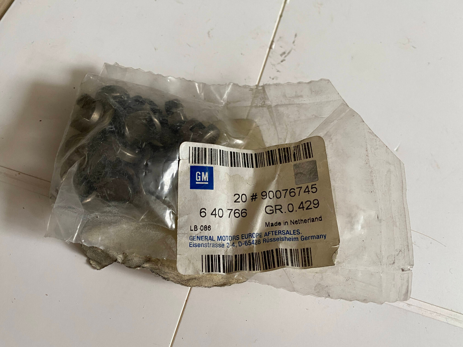 Original Opel Druckstück Einlass Auslass ventil 90076745 GM 640766 ...