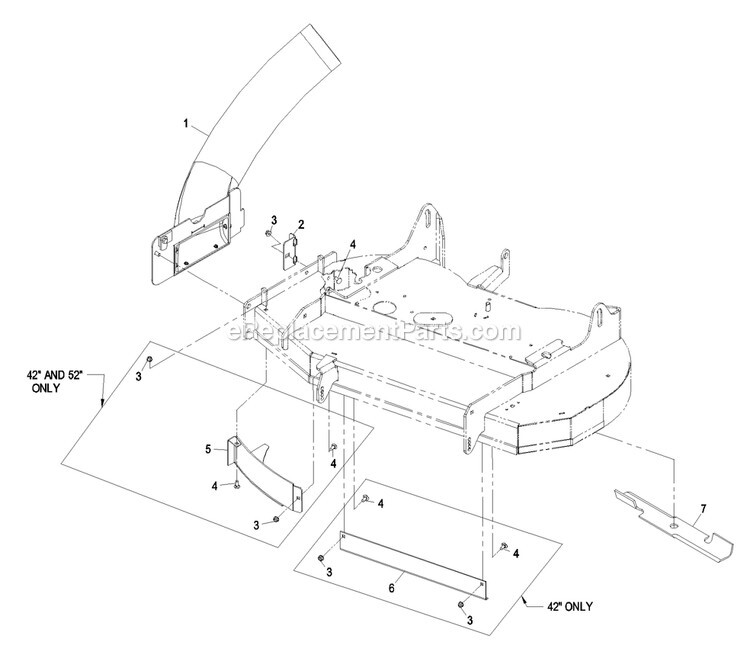 Exmark 116-1084 Quest Bagger 850000-919999 fits 42" 48" & 52" decks | eBay
