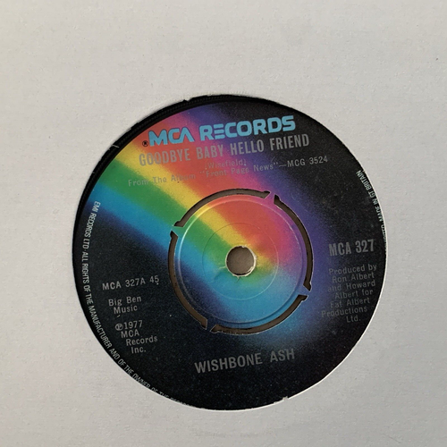 Wishbone Ash - Goodbye Baby Hello Friend 7", Single | eBay