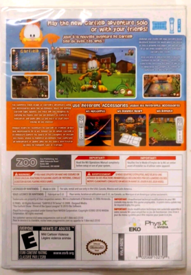 Garfield Lasagna Turas Domhanda Wii