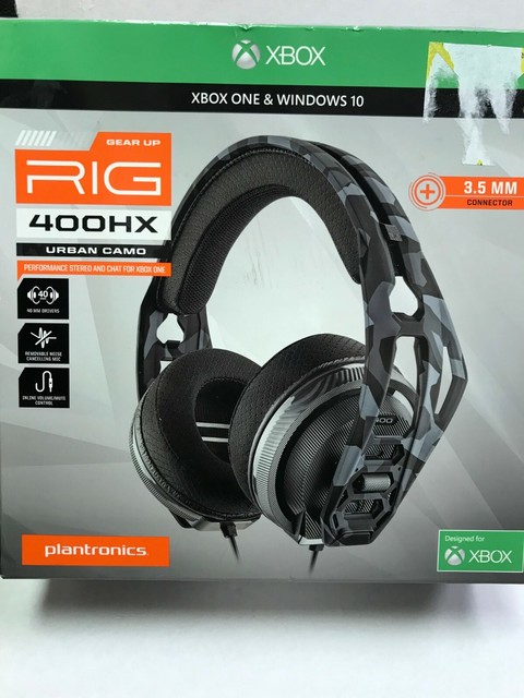 Plantronics RIG 400HX Over-Ear Gaming Headset for Xbox One - Camo for ...