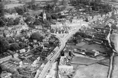 The Market Place and town centre Swaffham England 1930 OLD PHOTO | eBay