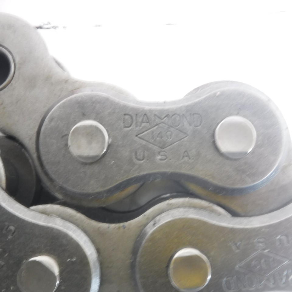 7' Diamond Chain Company 1-3/4" Pitch Roller Chain Standard Series 140 ...