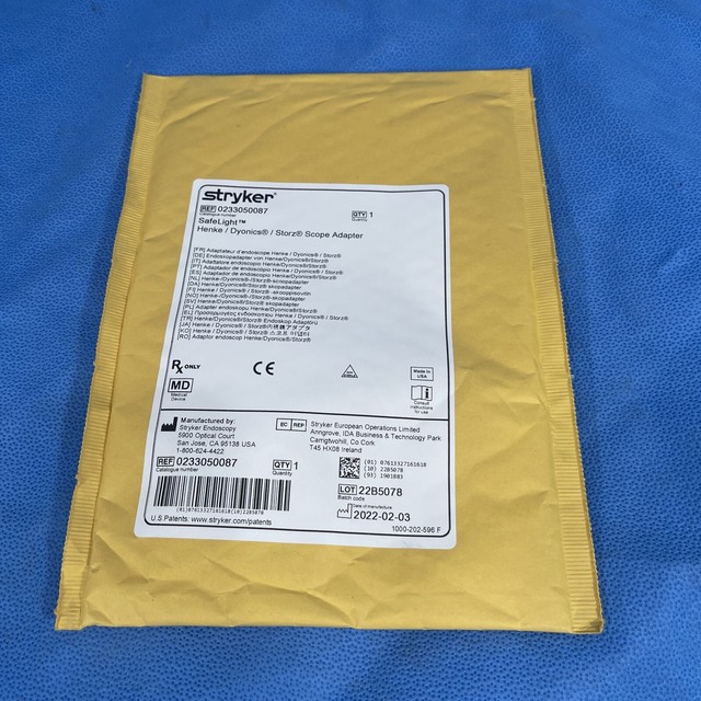 Stryker Safelight Henke Dyonics Stroz Scope Adapter 233-050-087 for ...