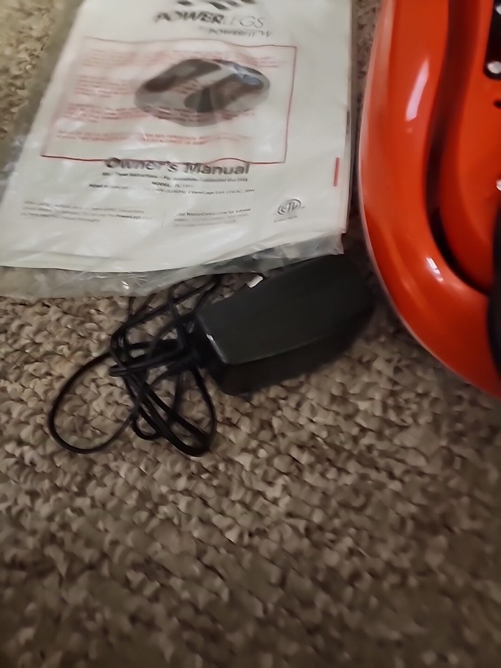 Powerfit PowerLegs Power Legs Vibration Foot Massager W/ Power Supply ...