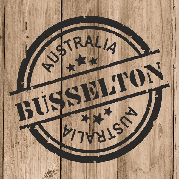 Busselton Sticker Vinyl 10 cm / 4" Decal Stamp Busselton Australia Car ...