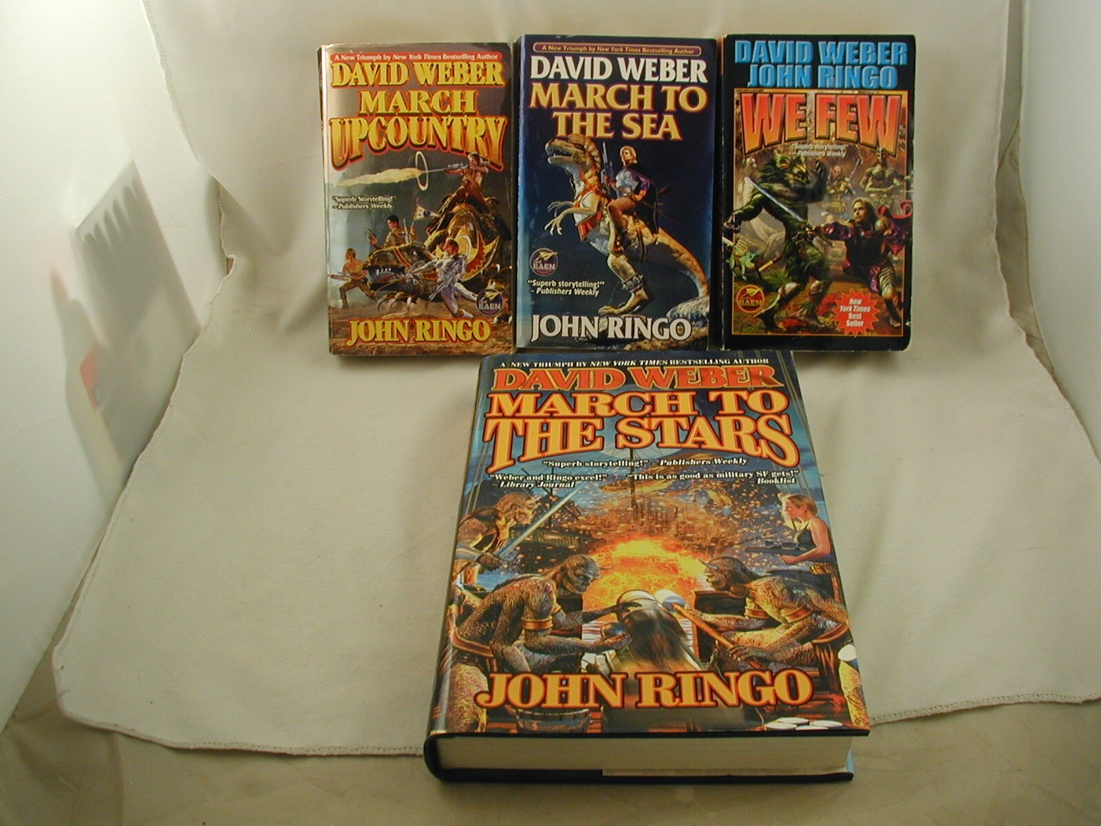 John Ringo David Weber 4 Books Empire of Man Clasic Military Science ...