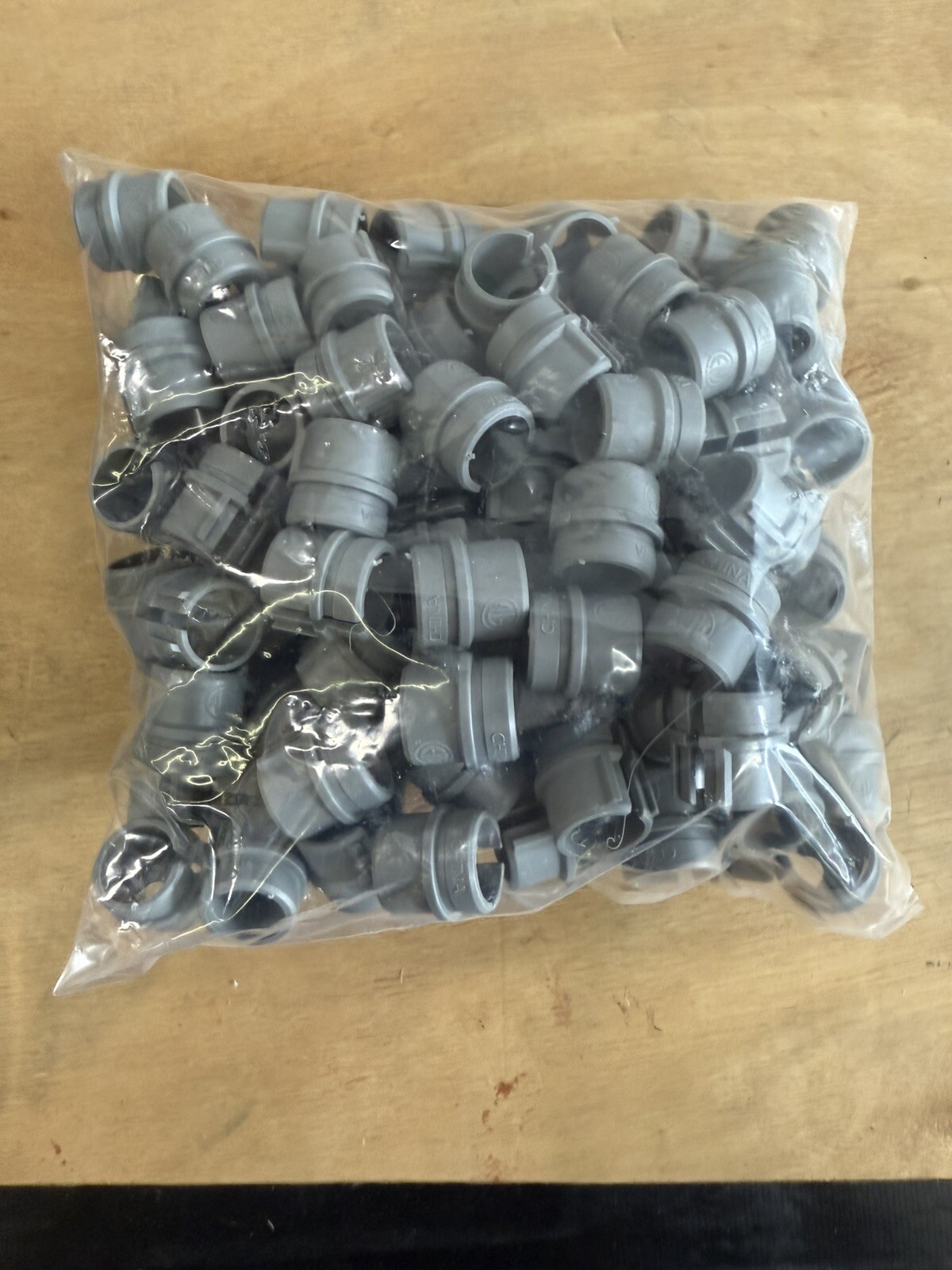 100 PCS - RC1 - 1/2 Inch. Plastic Push Snap-In Romex Connector | eBay