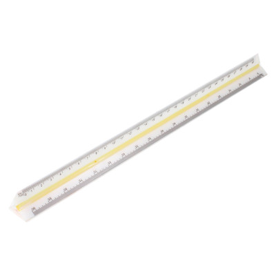 Precision Triangular Metric Scale Ruler 1:100 1:200 1:250 1:300 1:400 1 ...
