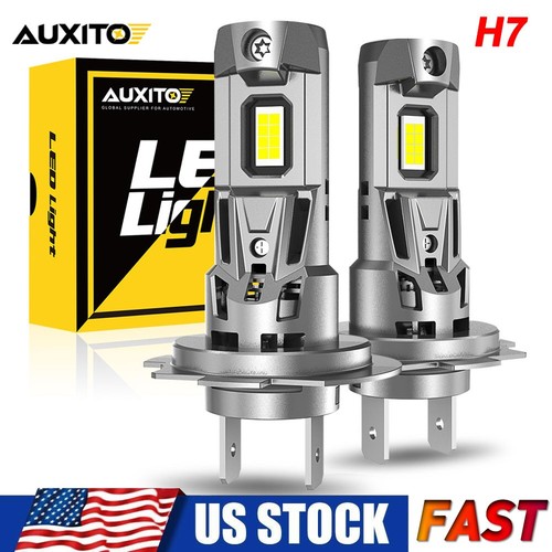 AUXITO H7 LED Headlight Bulb Kit High Low Beam 6500K Super Bright Power ...