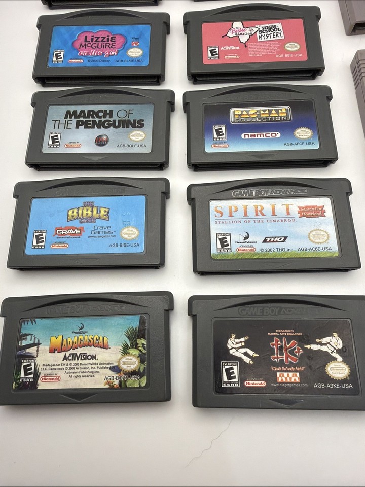 Lot of Nintendo Game Boy Advance Video Game Cartridges And Game boy | eBay