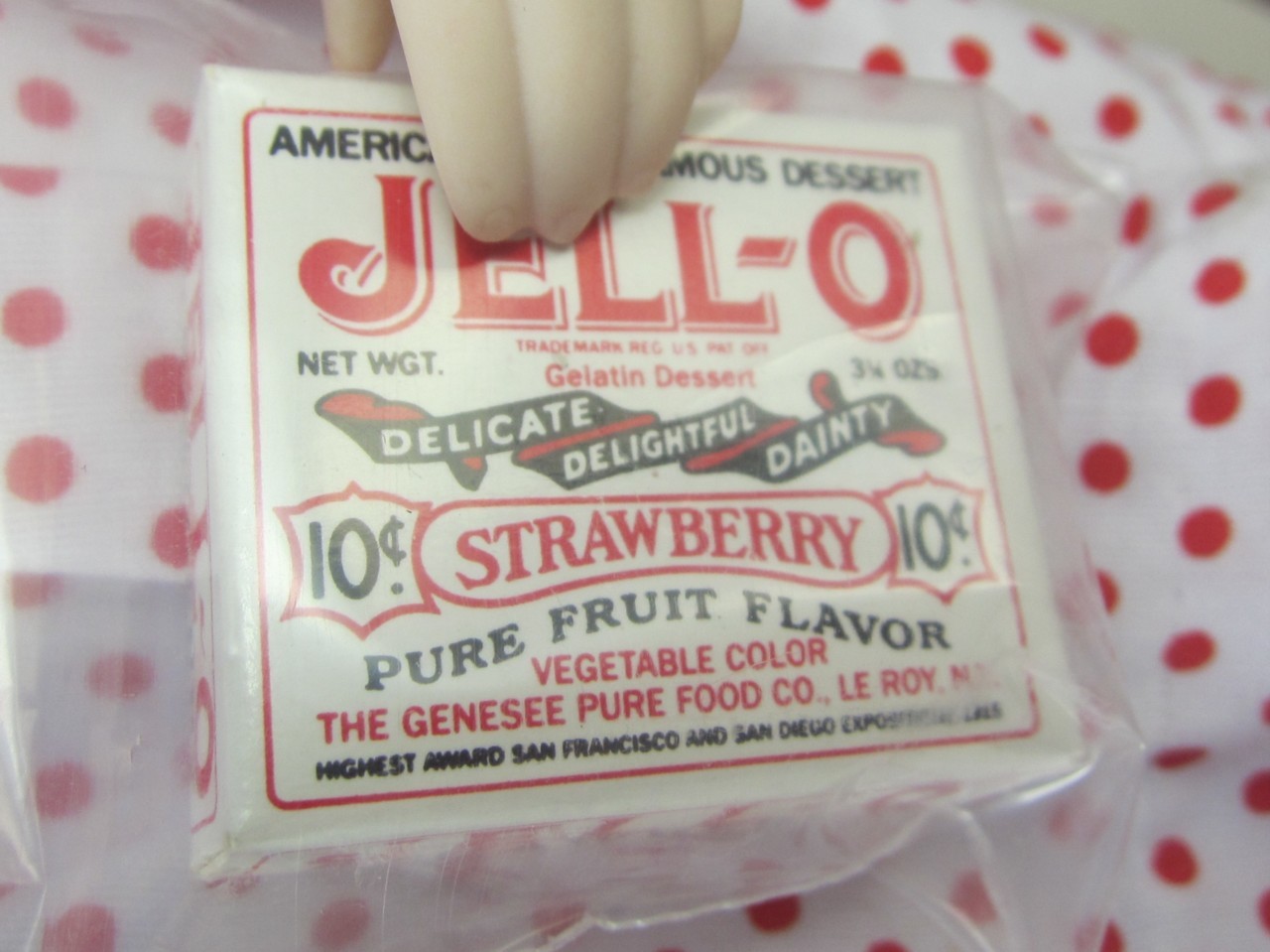 Franklin Mint Advertising Doll Country Store JELLO GIRL General Foods ...
