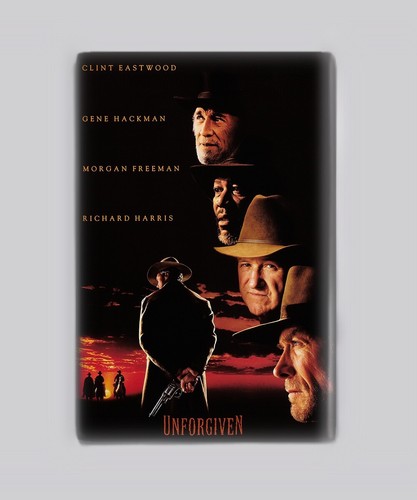 UNFORGIVEN (1992) - 2"x3" MOVIE POSTER MAGNET (90s western Clint ...