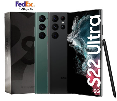 Samsung Galaxy S22 Ultra Unlocked All Carrier SM-S908U1 All Color ...