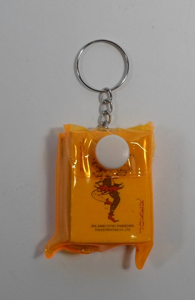 VTG 80's CARD DECK KEYCHAIN - 1,75" MINI PLAYING CARDS COMPLETE SET A ...