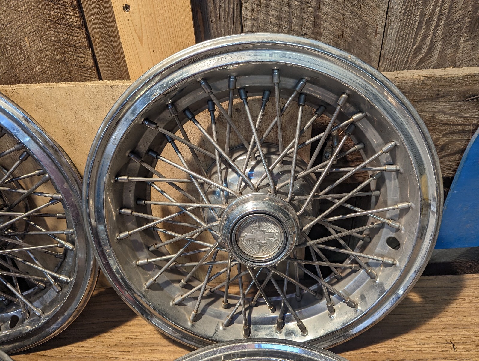 1975-1996 Chevy Caprice Impala 15" Wire Spoke Hubcap Hub Cap Set 4 | eBay