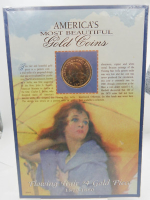 America's Most Beautiful Gold Coins Flowing Hair $4 Gold Piece ...