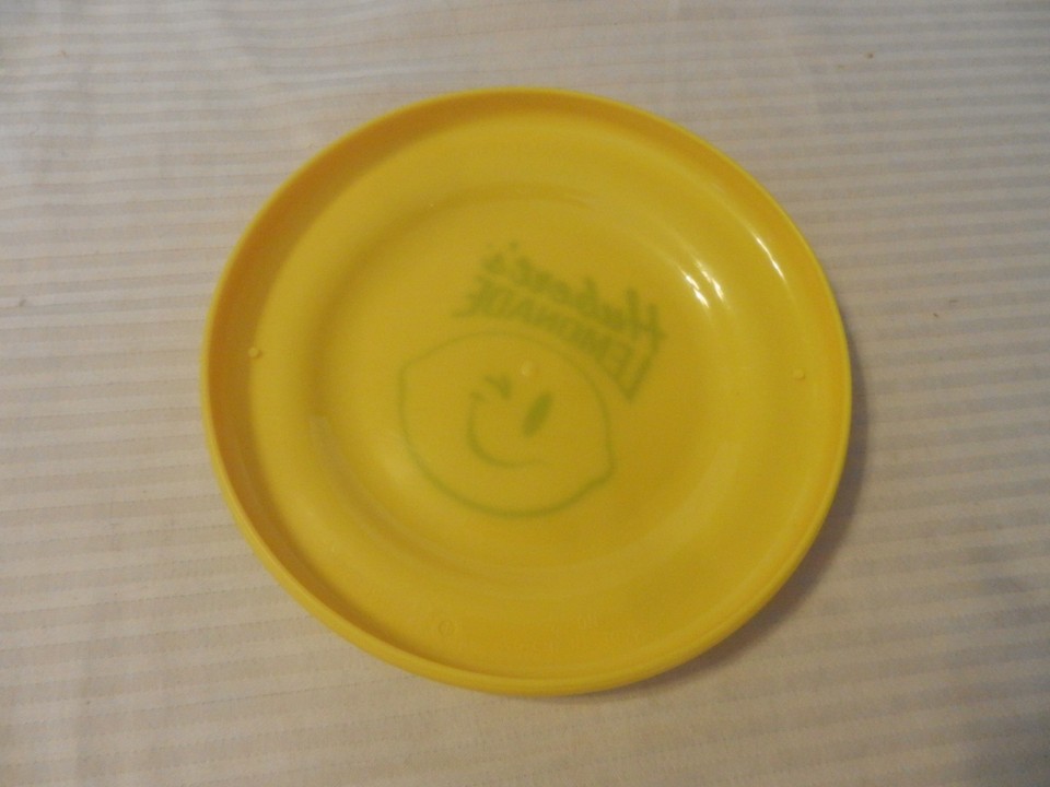 Hubert's Lemonade Small Yellow Frisbee with Logo 7" diameter | eBay