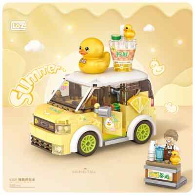 LOZ Duck Lemon Tea Car Truck(4209) Mini Building Block Toy Gift Present ...