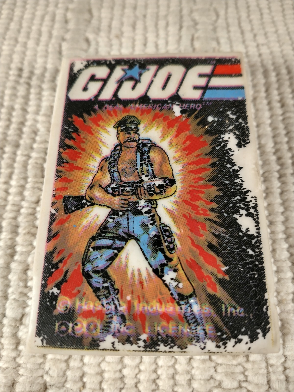 Vintage G.I. Joe Eraser Original 1980's Hasbro Pencil Eraser Gung-Ho | eBay
