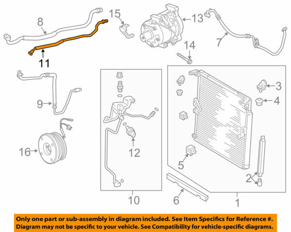 Toyota 887166C530 Genuine OEM Liquid Line for sale online | eBay