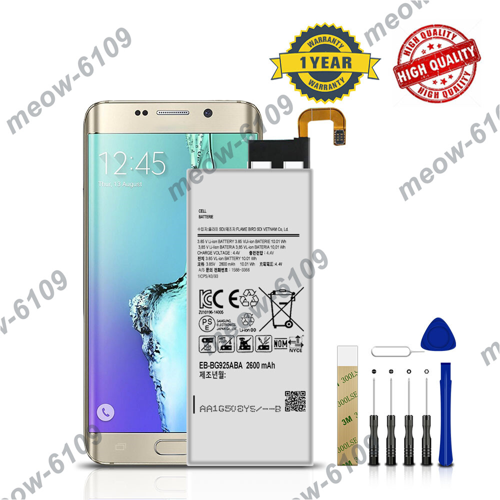 For Verizon Samsung Galaxy S6 Edge SM-G925V Replacement Battery EB ...
