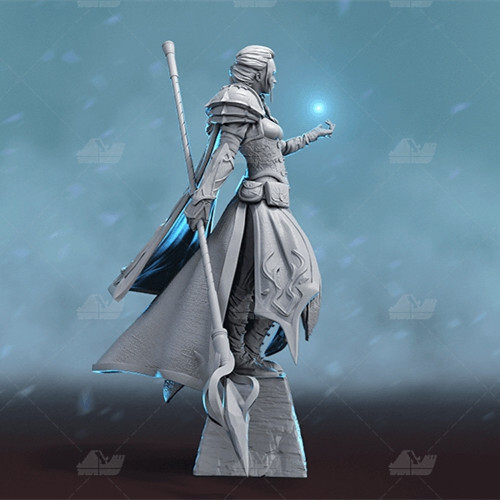 Anime Jaina Unpainted GK Model 3D Print Figure Unassembled Blank Resin ...