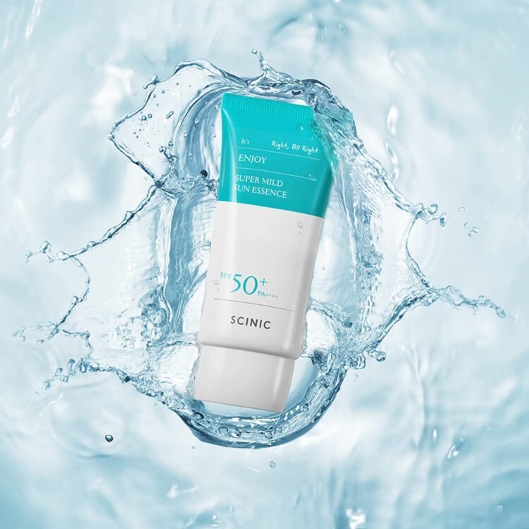 SCINIC Enjoy Super Mild Sun Essence SPF50+ PA++++ 50ml Essential Sun ...