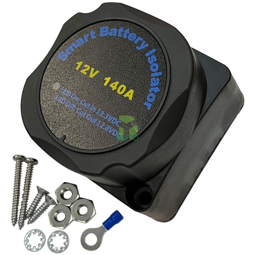 Dual Battery Kit Voltage Sensitive Relay 12V 140A Battery Isolator For ...