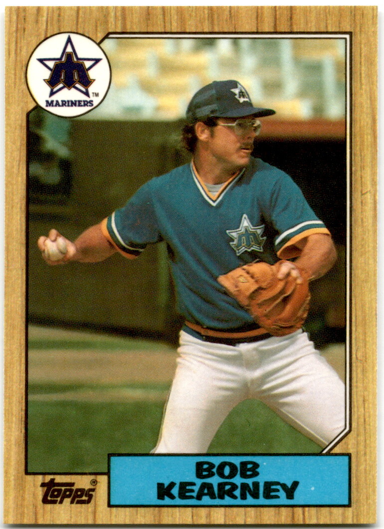 1987 Topps Tiffany Bob Kearney Seattle Mariners #498 | eBay