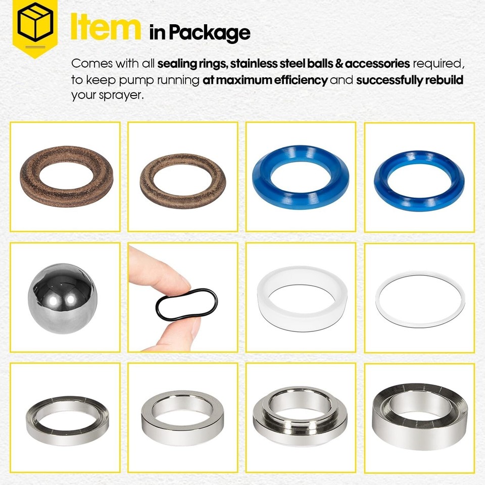 248213 Pump Repair Packing Kit for Graco 1095 1595 5900 Airless Sprayer ...