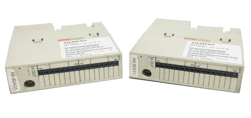 LOT OF 2 - SIEMENS 6FC5111-0CA02-0AA2 SINUMERIK DMP KOMPAKT 16A 24V/0 ...