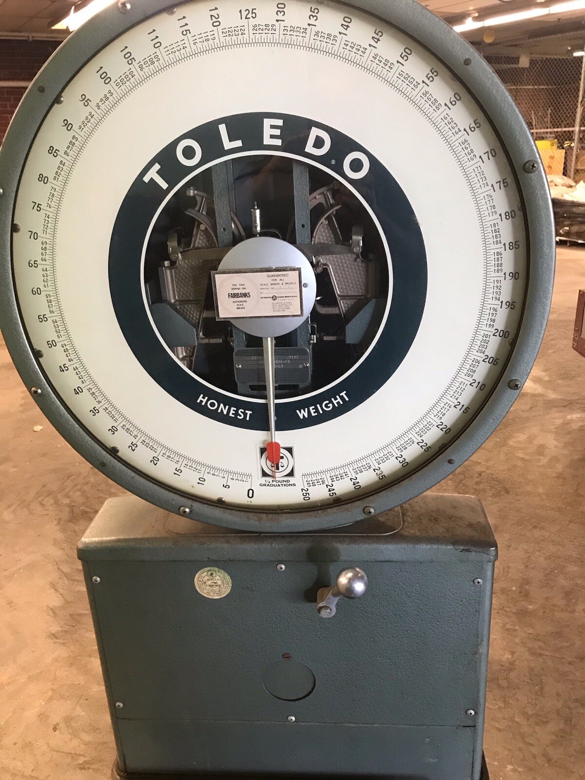 Large Industrial Platform Standing TOLEDO Scale | eBay