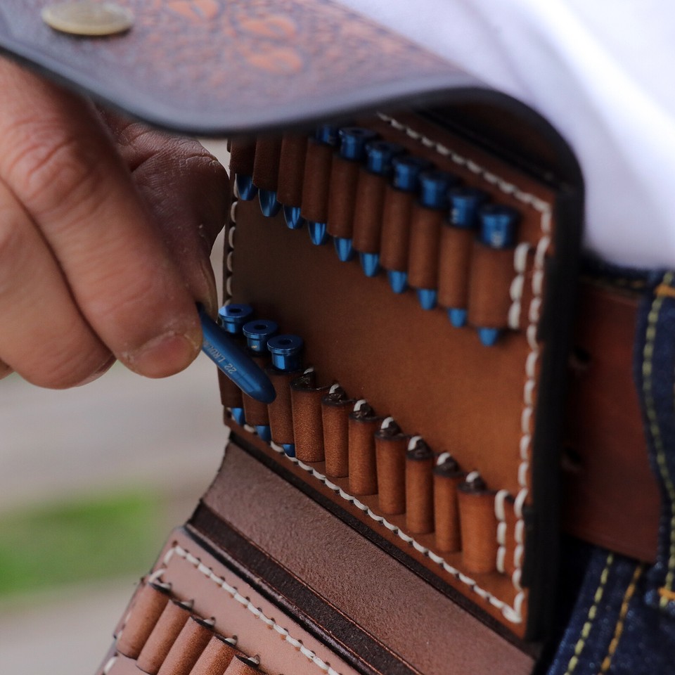 TOURBON .22LR Cartridge Wallet Rifle Shell Belt Pouch Ammo Holster ...