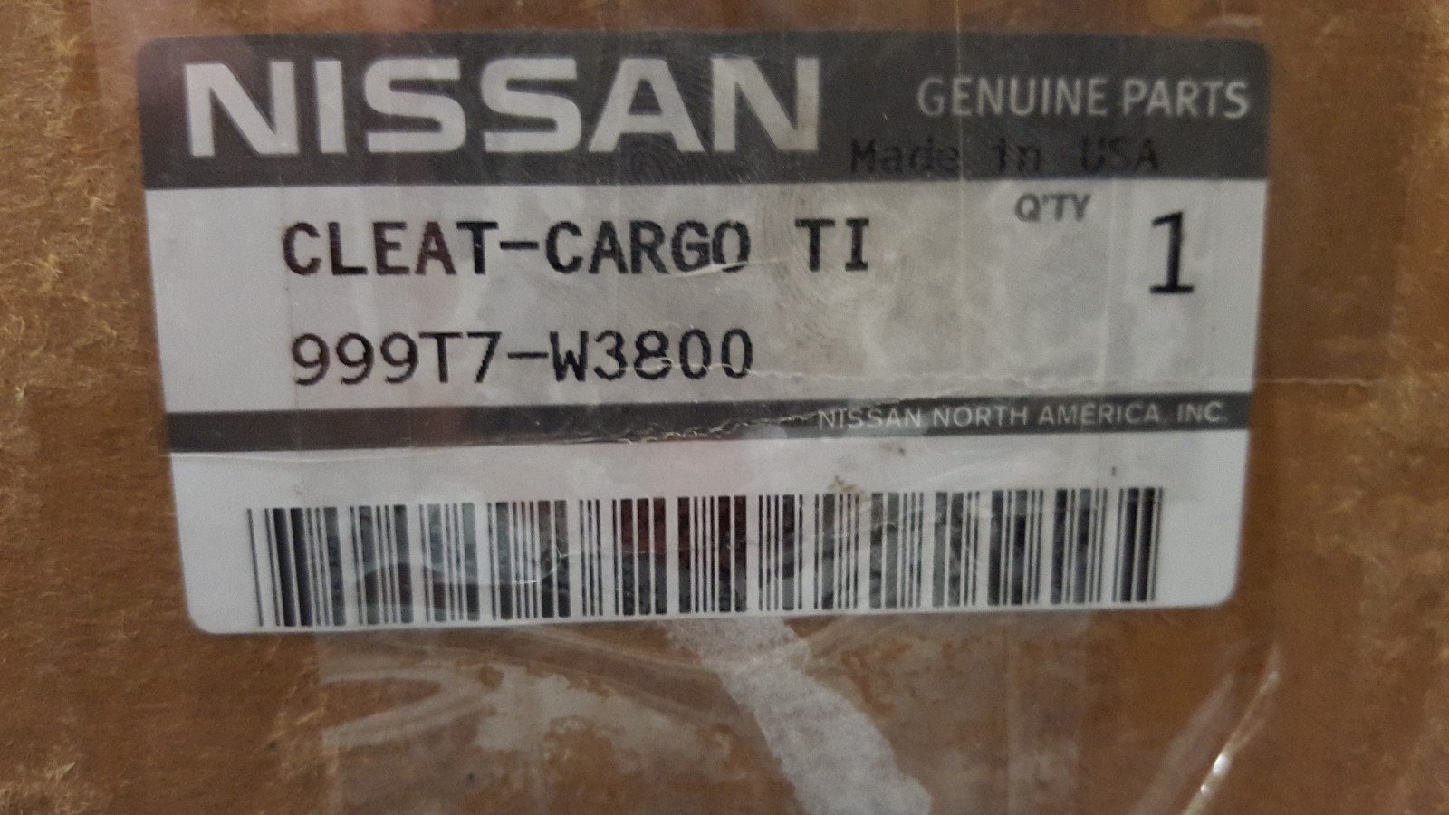 OEM 2016 Nissan TITAN Tie-down Cleats (set of 4) 999t7 W3900 for sale ...