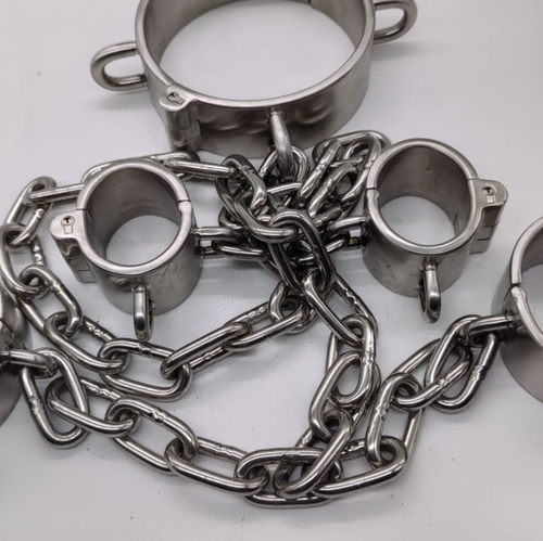 Customizable Inner Diameter Stainless Steel Neck Collar Handcuffs Ankle ...