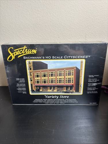 New Sealed Bachmann Spectrum HO Scale 88004 Variety Store Building Kit ...