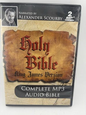 Alexander Scourby Bible-KJV [Audio] by Alexander Scourby 2 MP3 CD's New ...
