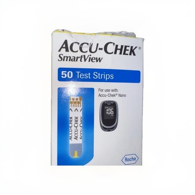 50 ACCU-CHEK Smartview Diabetic Blood Glucose Strips 3/2026 See Pic ...