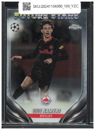 2022 Topps Chrome UEFA Club Competitions Dijon Kameri Refractor #162 | eBay