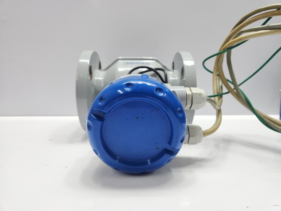 KROHNE OPTIFLUX 2000 ELECTROMAGNETIC FLOW SENSOR WITH IFC 100 SIGNAL ...