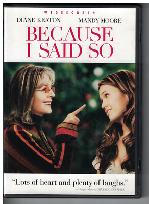 Because I Said So (DVD, 2007) 25193227027| eBay