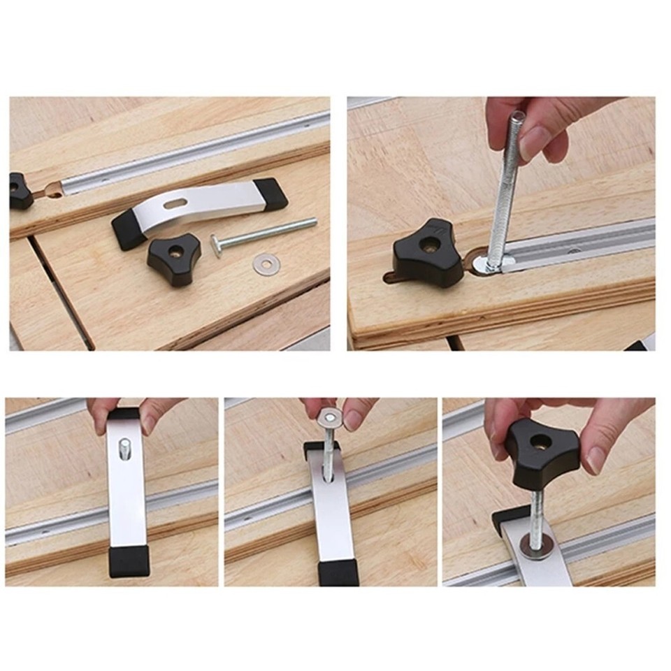 T-Slot Track T-slot Slide 1 Pc 300-600mm Aluminium Alloy For ...