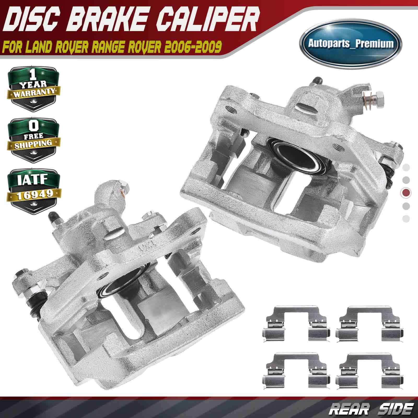 2x Rear L & R Brake Caliper with Bracket for Land Rover Range Rover ...