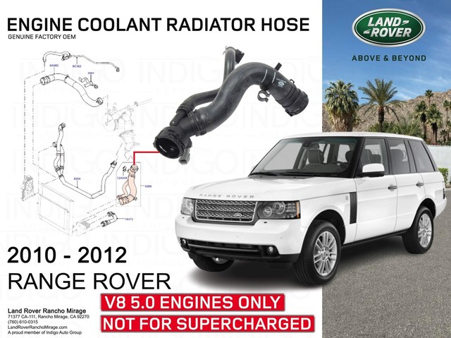 Land Rover LR011482 Genuine OEM Factory Original Lower Hose for sale ...