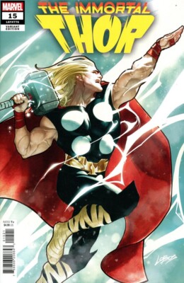 Immortal Thor #15 Marvel Comics Pablo Villalobos Variant Cover B Near ...
