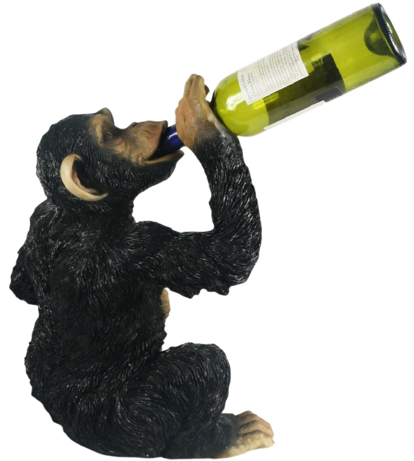 51CM CHIMPANZEE MONKEY FIGURE BOTTLE HOLDER WINE RACK ORNAMENT ...